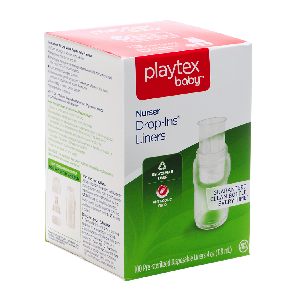 Nurser Bottles and Drop In Liners – PlaytexBaby