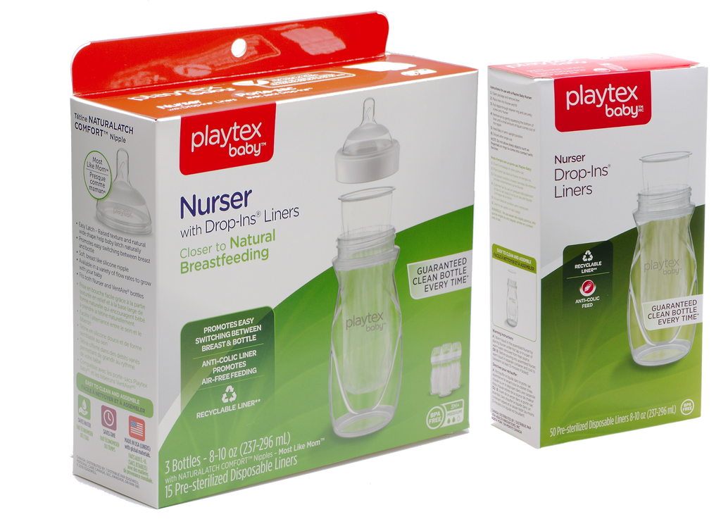 Playtex Baby™ Anti-Colic Nurser Bottles with Drop-Ins® Liners – 3 Pack ...